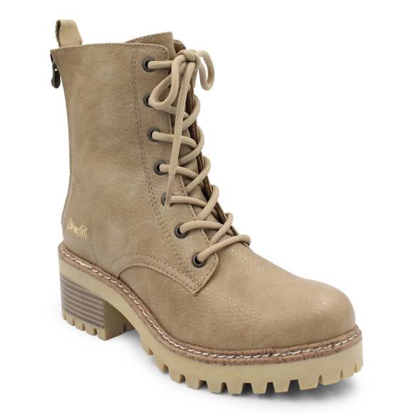 Blowfish | Shoes | New Blowfish Leith Tumbleweed Combat Boot In Cream ...